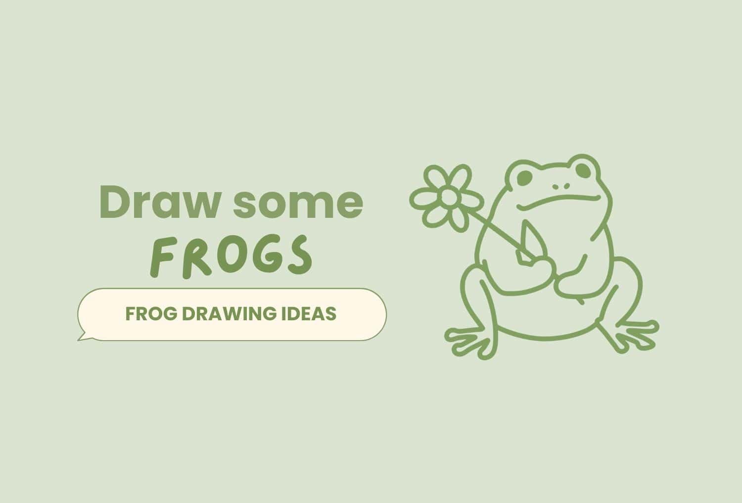 Drawing Easy Images Of Frogs How To Draw A Frog Cute And Easy