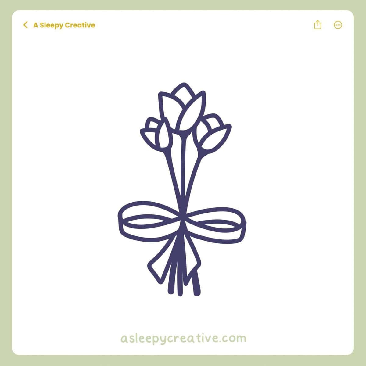 33 Simple Flower Drawing Ideas - a sleepy creative
