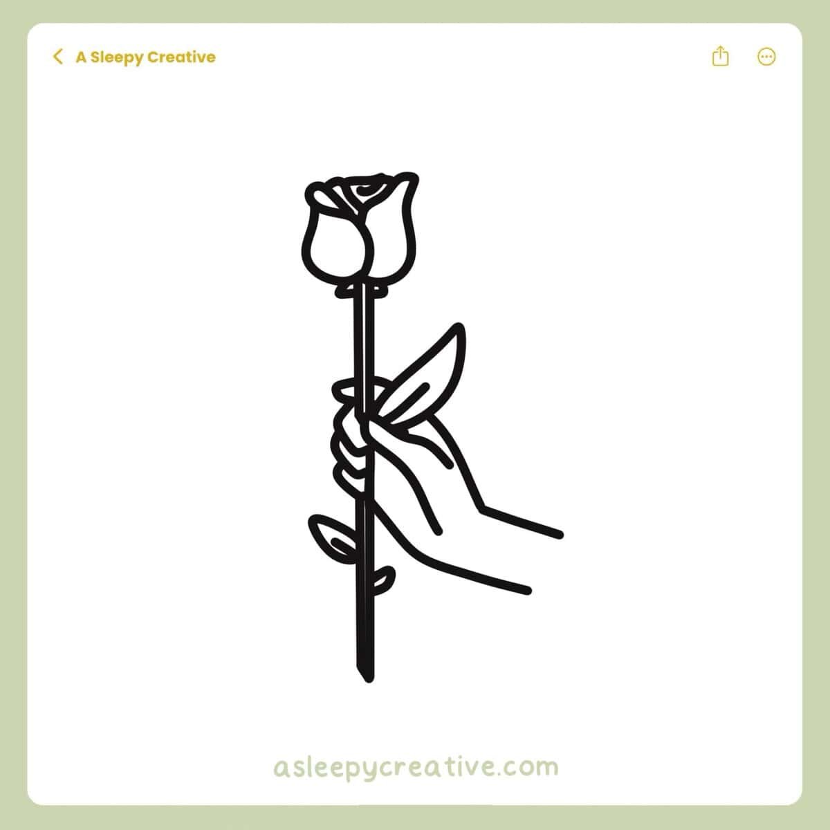 33 Simple Flower Drawing Ideas - a sleepy creative