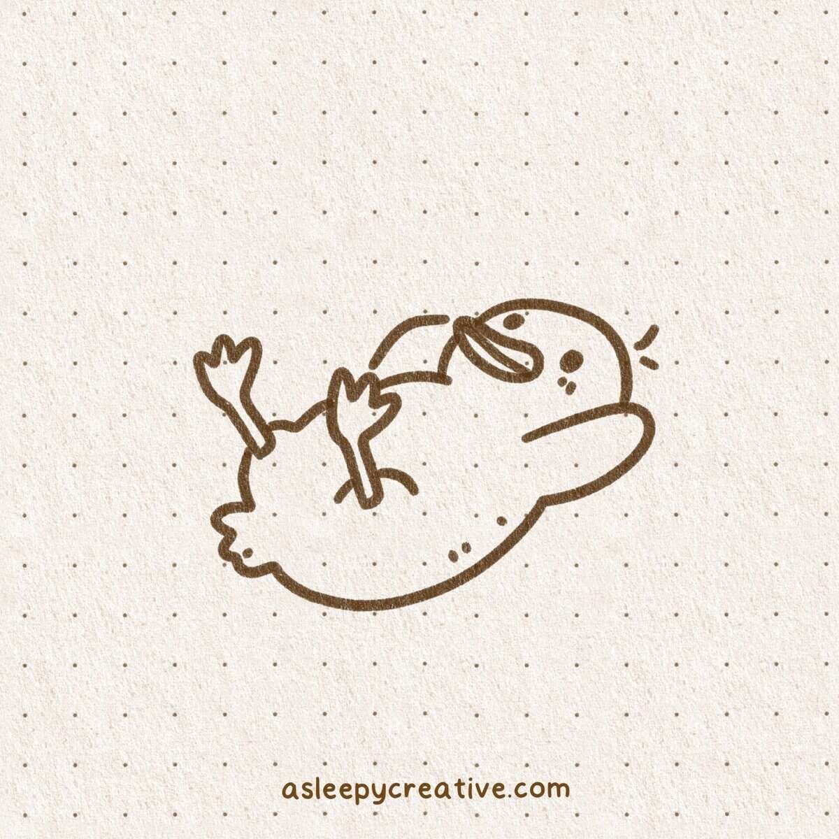 30+ Easy Duck Drawing Ideas - a sleepy creative