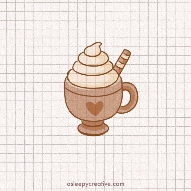 40 Cute and Easy Fall Drawing Ideas - a sleepy creative