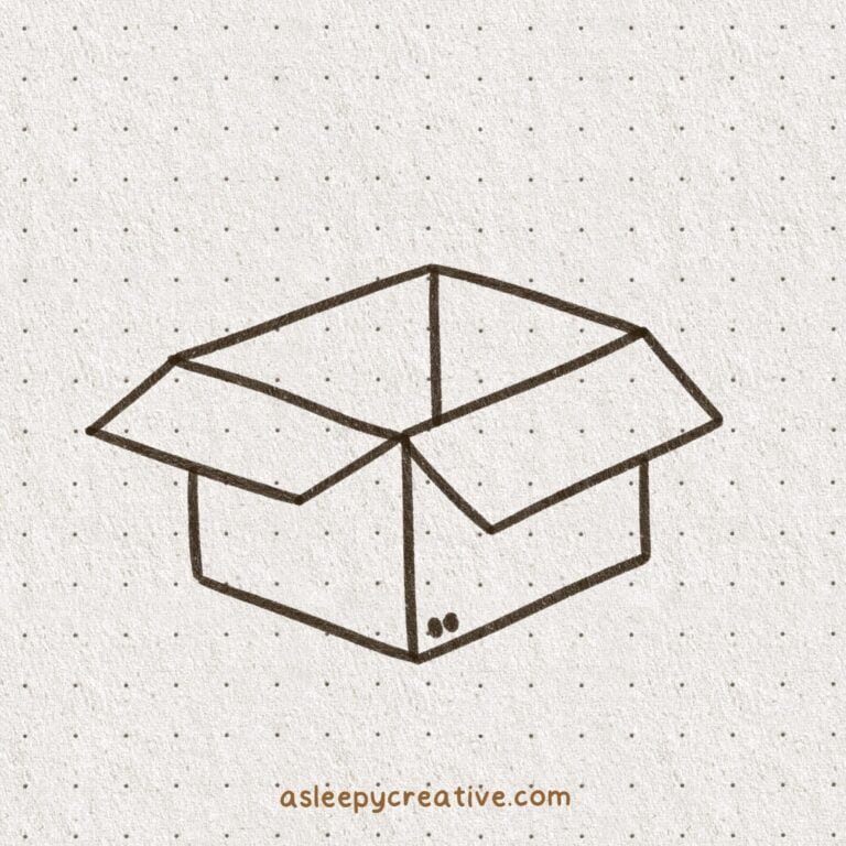 22 Easy Cozy Stationery Drawing Ideas - a sleepy creative