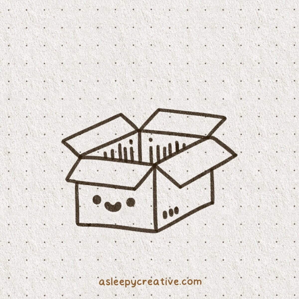 22 Easy Cozy Stationery Drawing Ideas - a sleepy creative