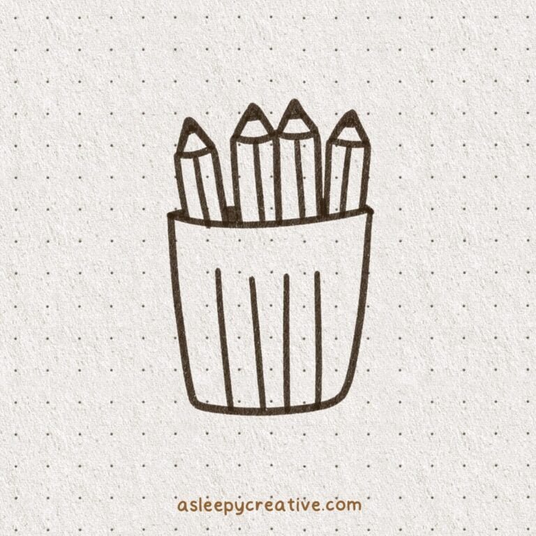 22 Easy Cozy Stationery Drawing Ideas