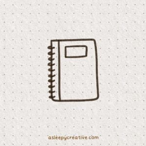22 Easy Cozy Stationery Drawing Ideas - a sleepy creative