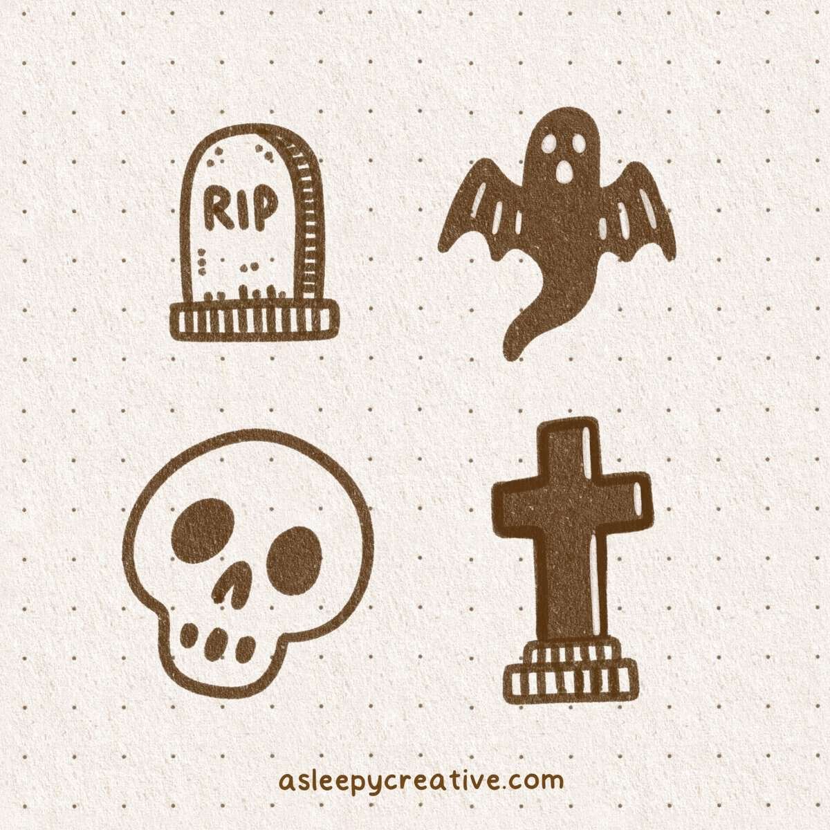 25 Cute and Easy Halloween Drawing Ideas