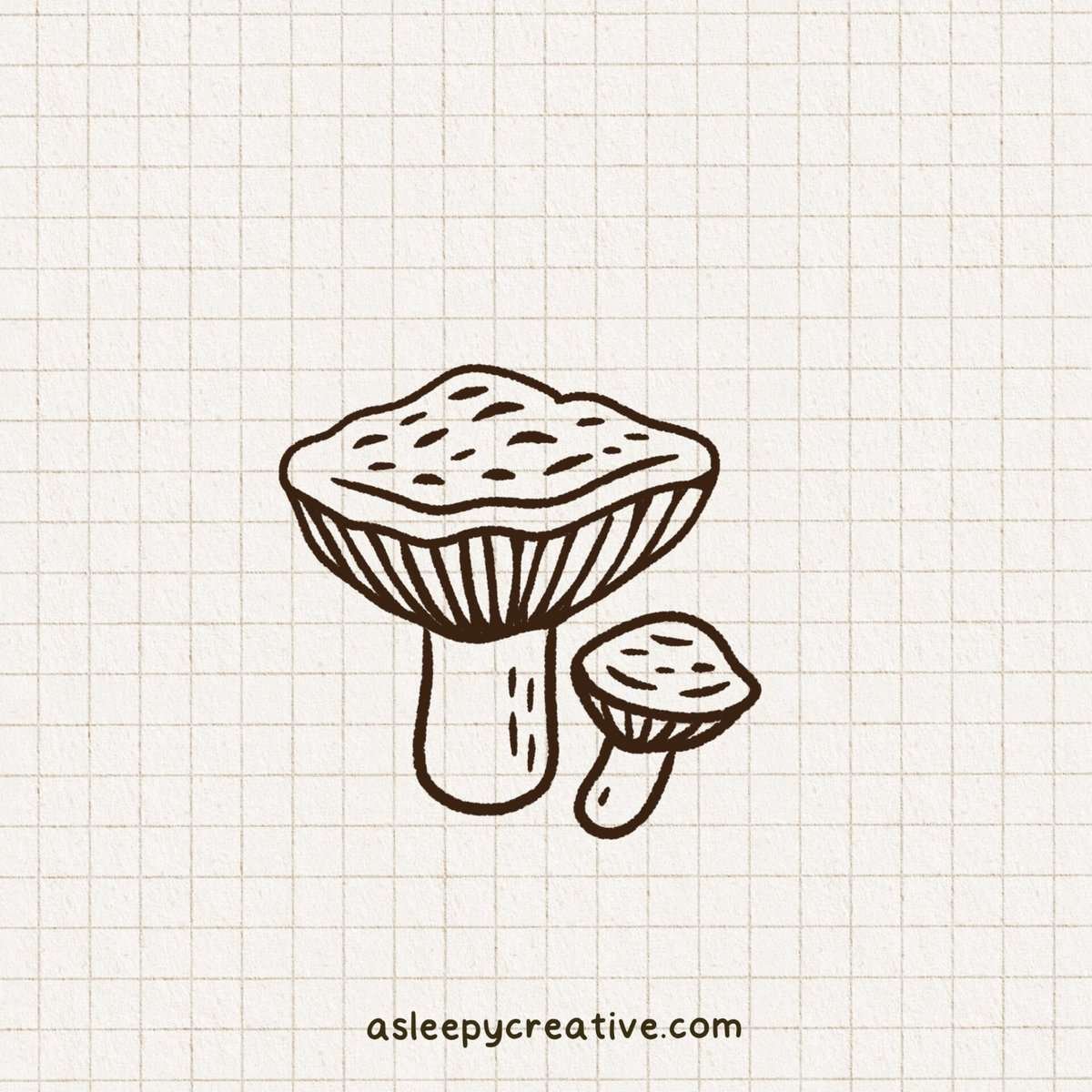 30 Easy Mushroom Drawing Ideas
