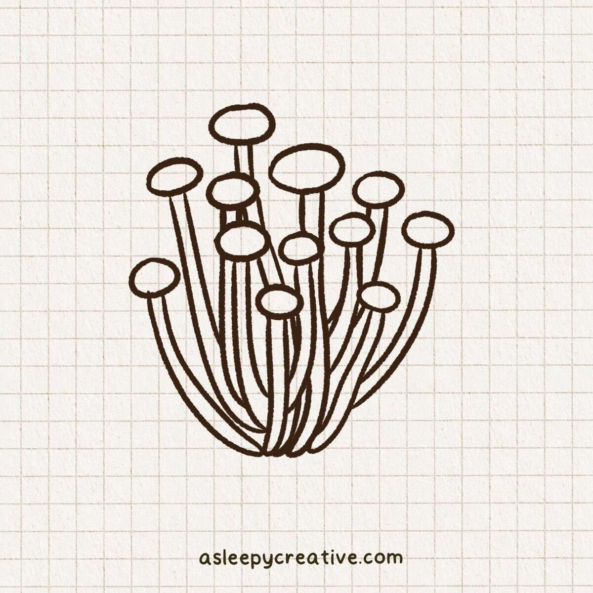 30 Easy Mushroom Drawing Ideas