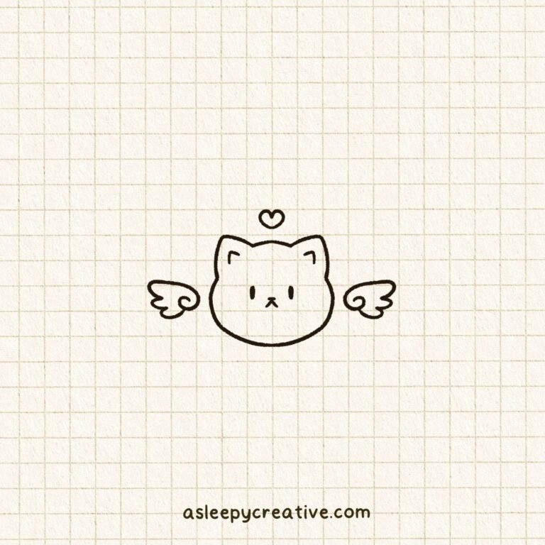 24 Cute Easy Whimsical Drawing Ideas - a sleepy creative