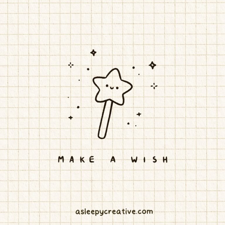 24 Cute Easy Whimsical Drawing Ideas - a sleepy creative