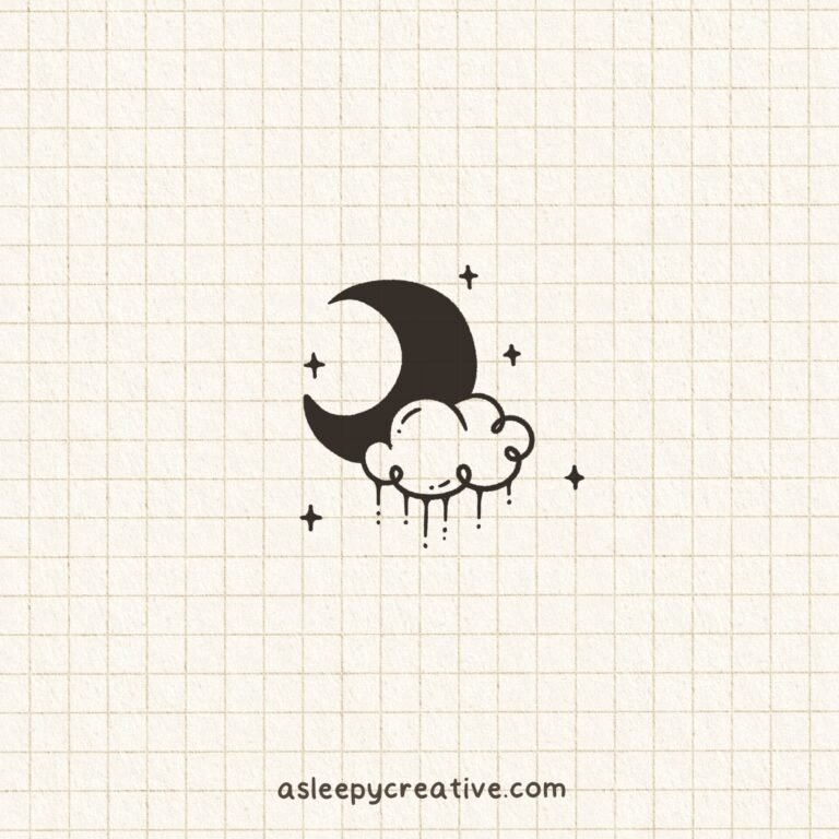 24 Cute Easy Whimsical Drawing Ideas - a sleepy creative