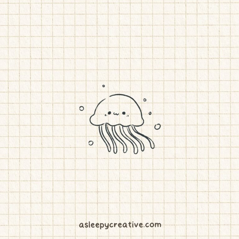 24 Cute Easy Whimsical Drawing Ideas - a sleepy creative