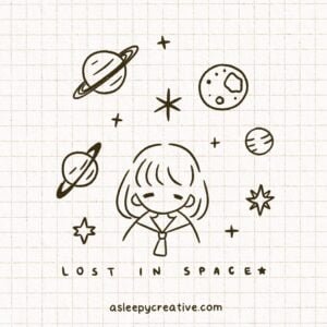 24 Cute Easy Whimsical Drawing Ideas - a sleepy creative