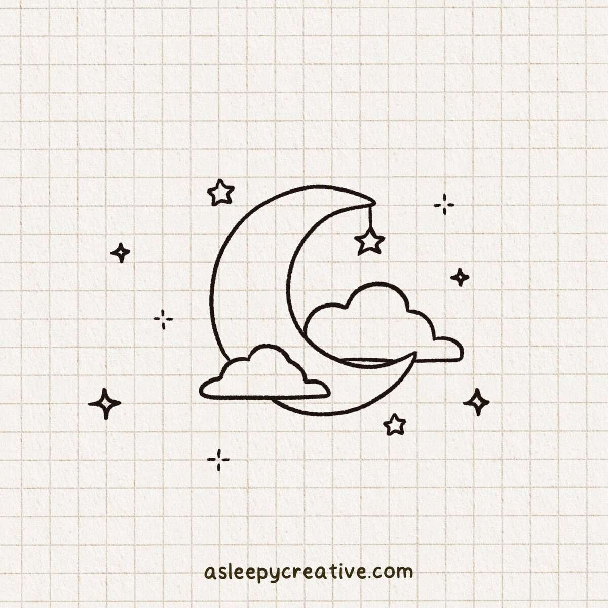 24 Cute Easy Whimsical Drawing Ideas - a sleepy creative