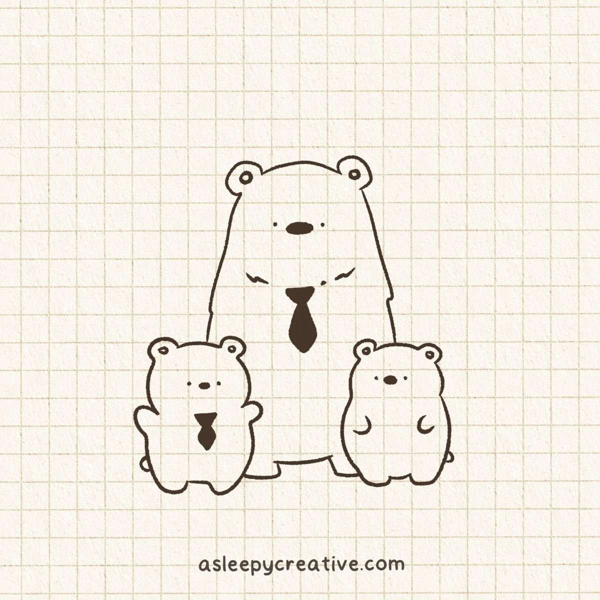 22 Cute and Easy Bear Drawing Ideas