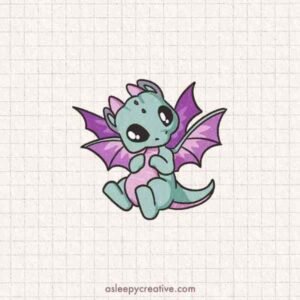 40+ Cute and Easy Dragon Drawing Ideas