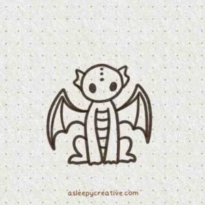 40+ Cute and Easy Dragon Drawing Ideas