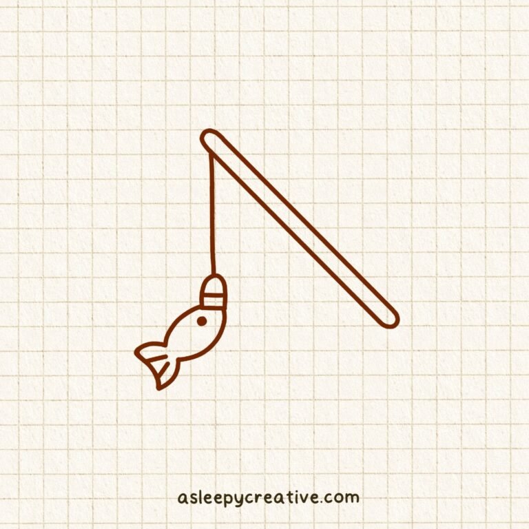 27 Easy Fish Drawing Ideas - a sleepy creative