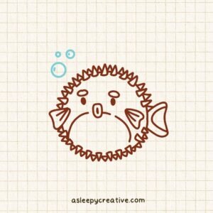27 Easy Fish Drawing Ideas - a sleepy creative