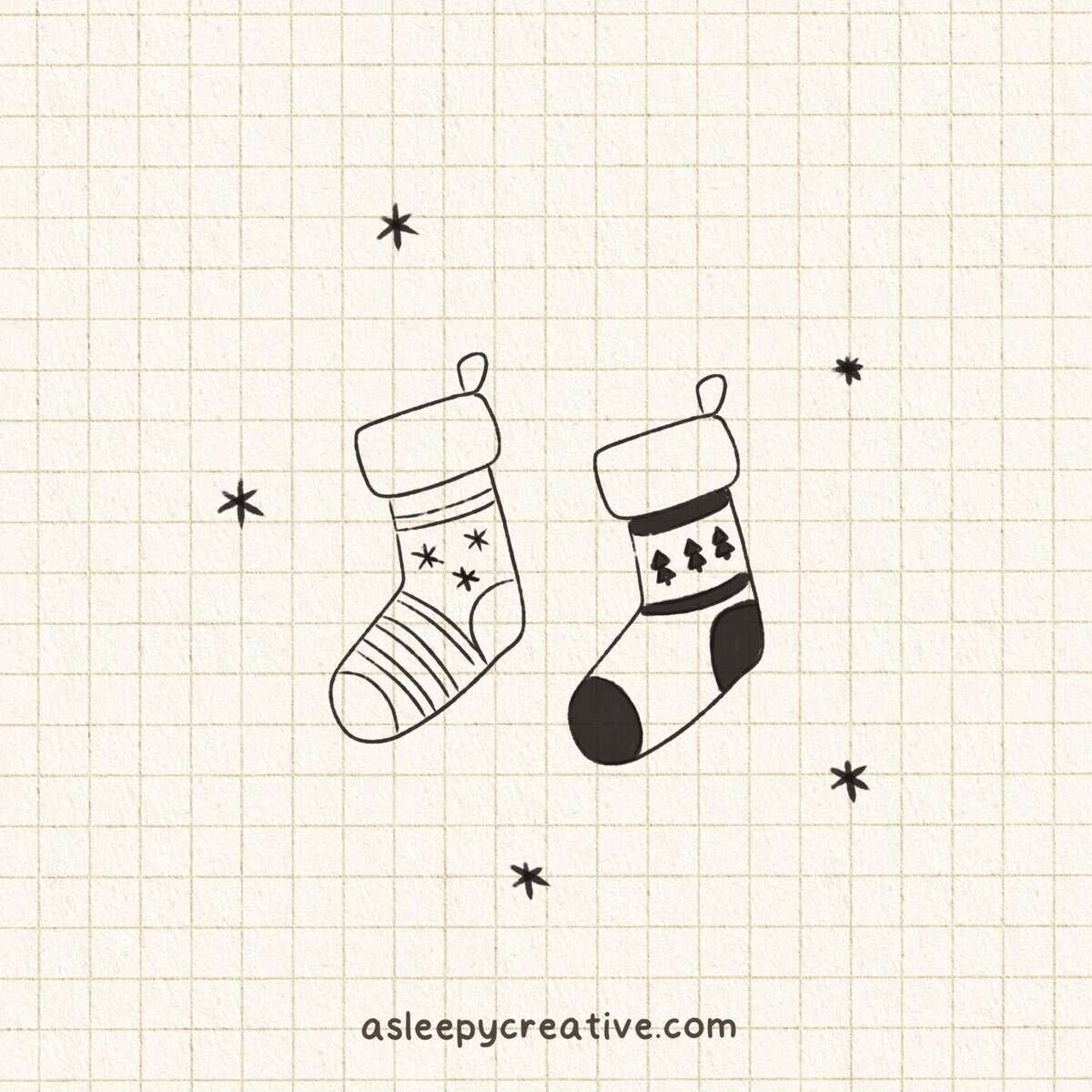 Cozy Christmas & Winter Drawing Ideas to Warm Your Sketchbook - a ...
