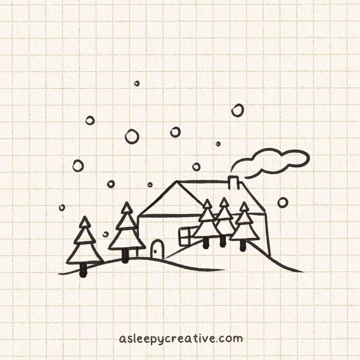 Cozy Christmas & Winter Drawing Ideas to Warm Your Sketchbook - a ...