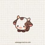 22+ Cute and Easy Cow Drawing Ideas - a sleepy creative