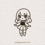 29 Cute and Easy Chibi Girl Drawing Ideas - a sleepy creative