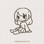 29 Cute and Easy Chibi Girl Drawing Ideas - a sleepy creative