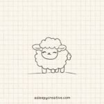 20 Cute and Easy Sheep Drawing Ideas