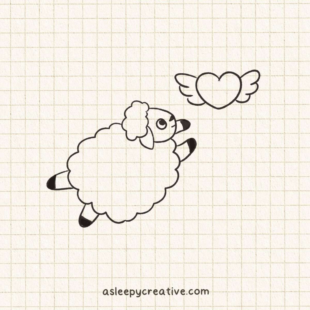 20 Cute and Easy Sheep Drawing Ideas