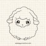 20 Cute and Easy Sheep Drawing Ideas