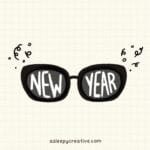 Easy & Cute New Year Drawing Ideas