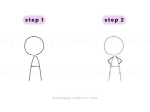 29 Cute and Easy Chibi Girl Drawing Ideas - a sleepy creative