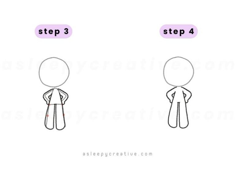 29 Cute and Easy Chibi Girl Drawing Ideas - a sleepy creative