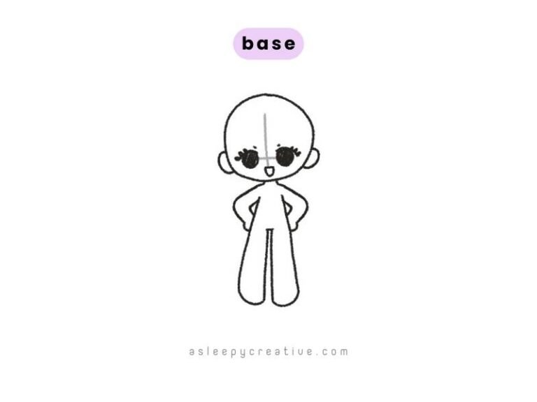 29 Cute and Easy Chibi Girl Drawing Ideas - a sleepy creative