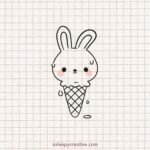23 Cute & Easy Bunny Drawing Ideas