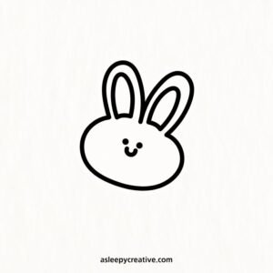 23 Cute & Easy Bunny Drawing Ideas