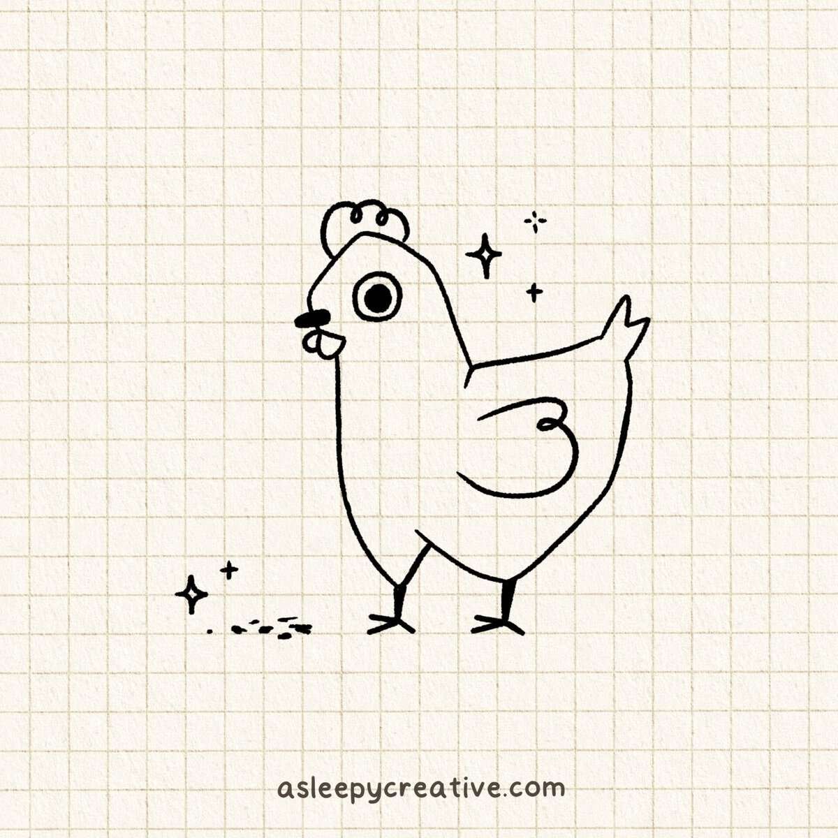 30+ Cute and Easy Bird Drawing Ideas - a sleepy creative