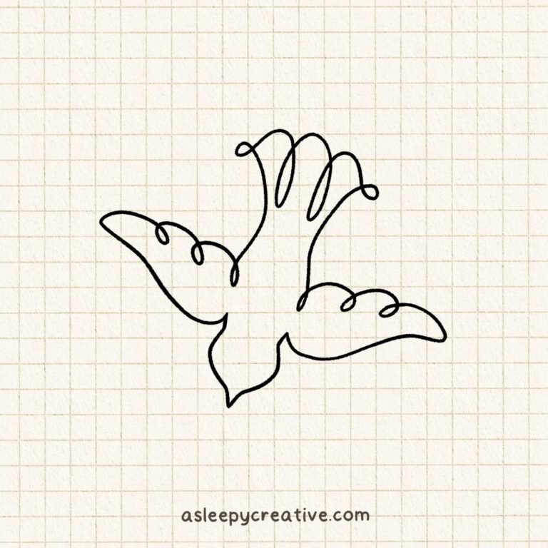 30+ Cute and Easy Bird Drawing Ideas - a sleepy creative