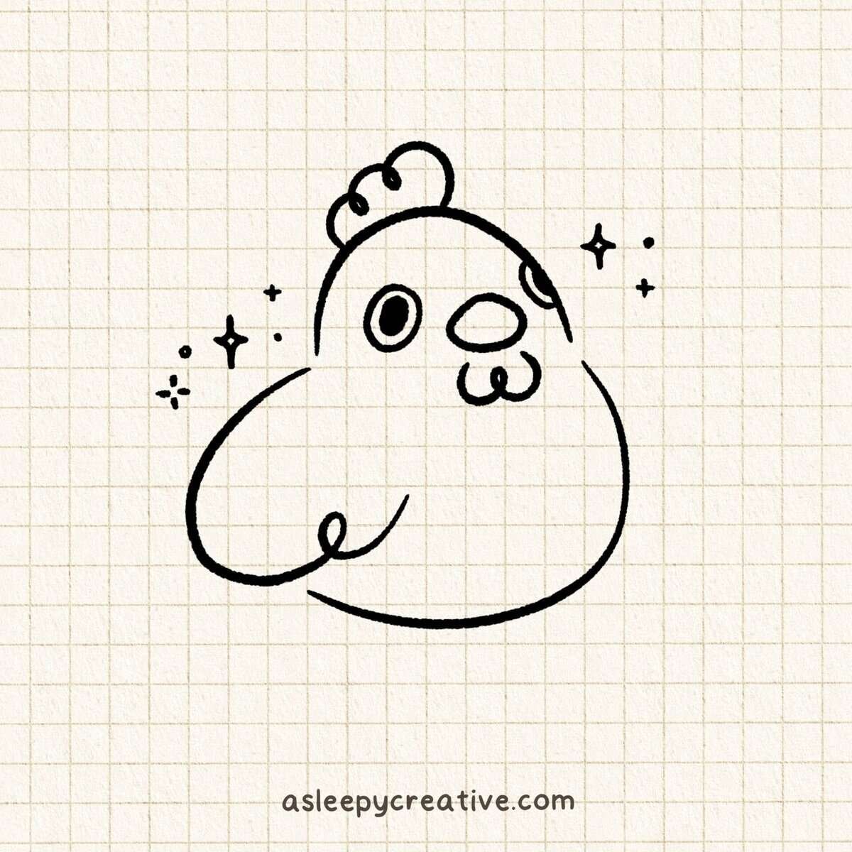 30+ Cute and Easy Bird Drawing Ideas - a sleepy creative