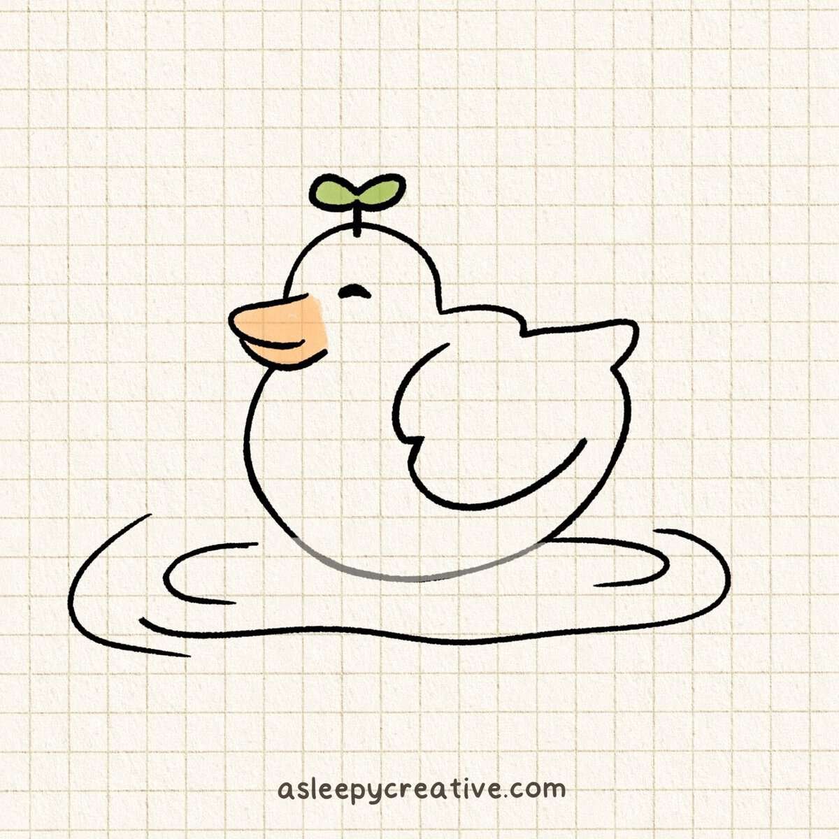 30+ Cute and Easy Bird Drawing Ideas - a sleepy creative