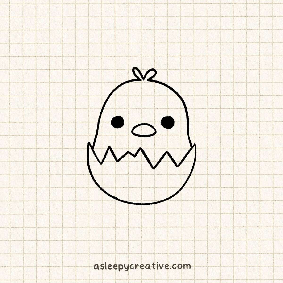 30+ Cute and Easy Bird Drawing Ideas - a sleepy creative