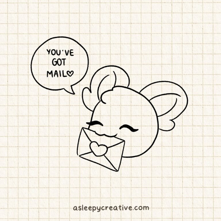 Cute and Easy Love Drawing Ideas - a sleepy creative