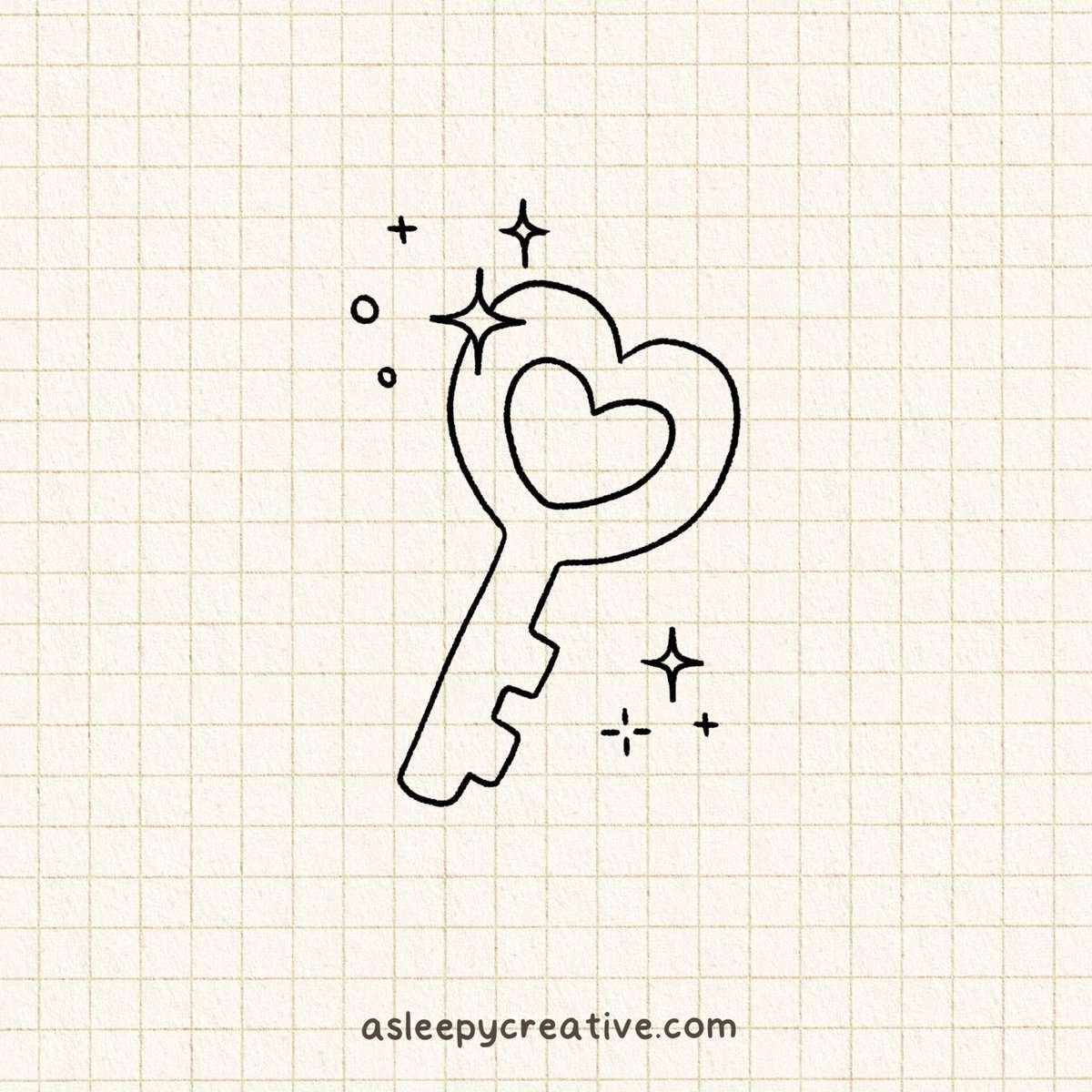 Cute and Easy Love Drawing Ideas - a sleepy creative
