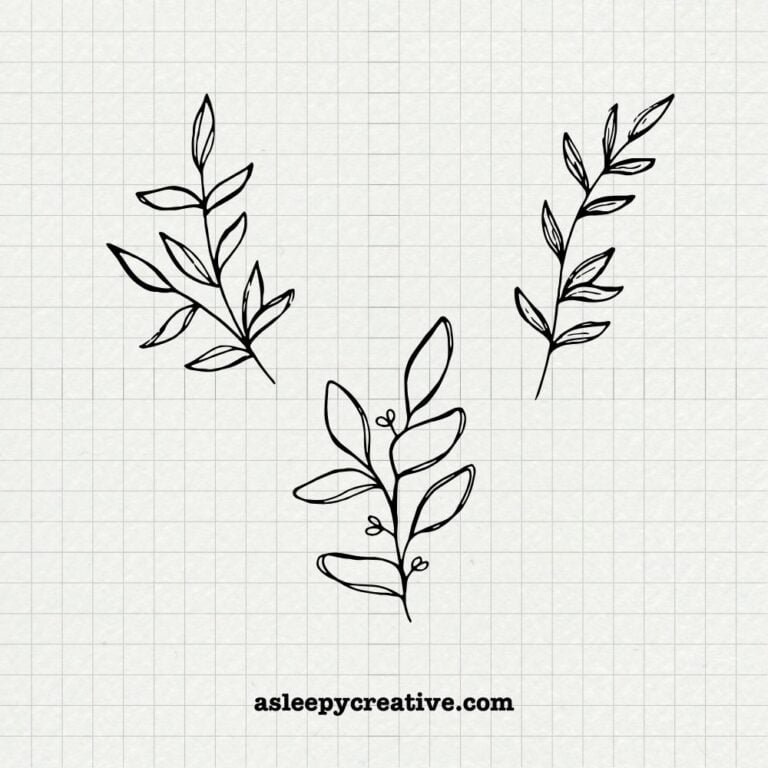 25+ Cute and Easy Plant Drawing Ideas