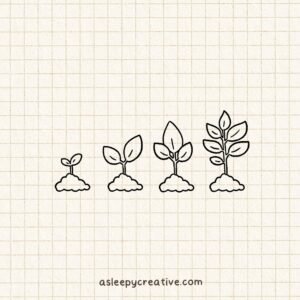 25+ Cute and Easy Plant Drawing Ideas