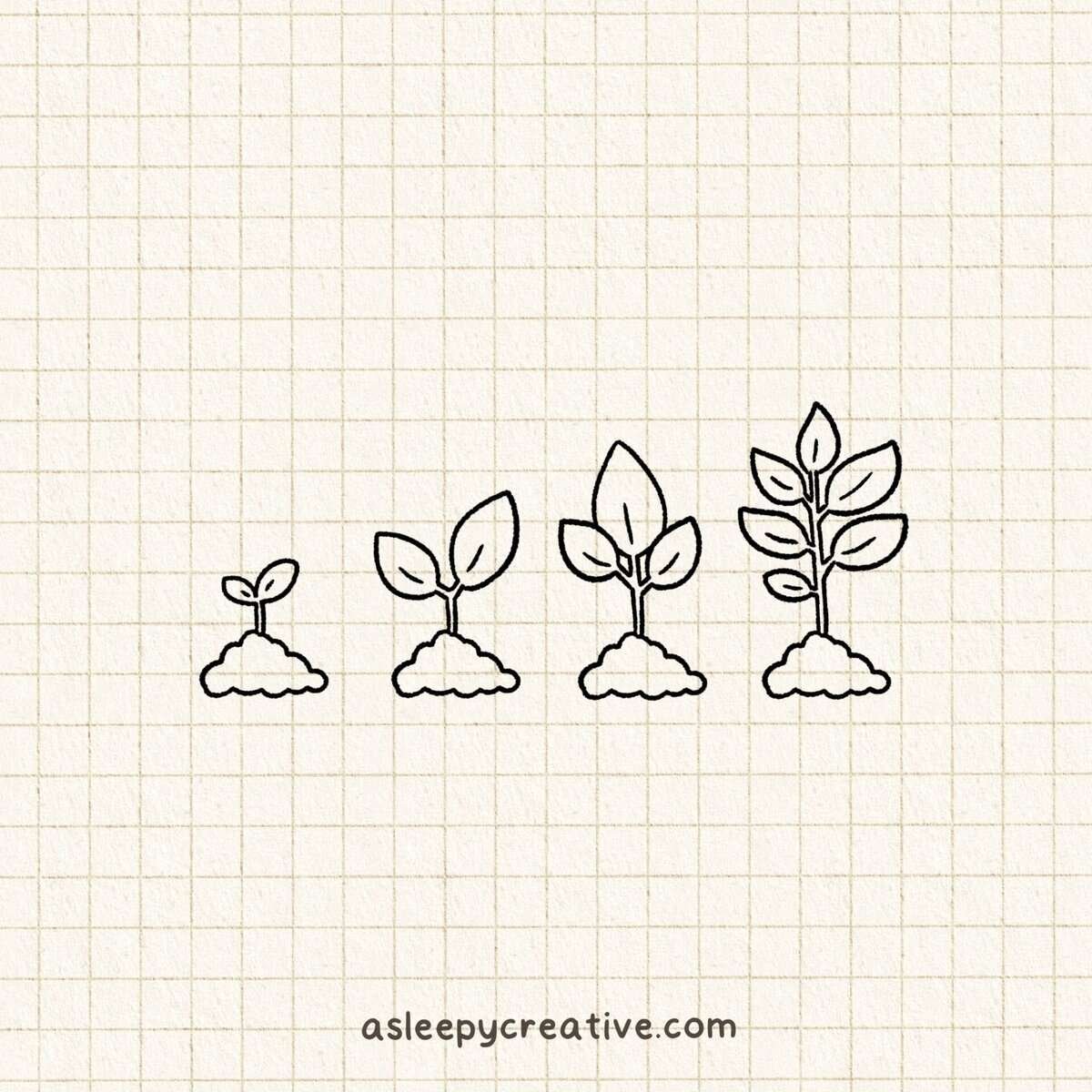 25+ Cute and Easy Plant Drawing Ideas