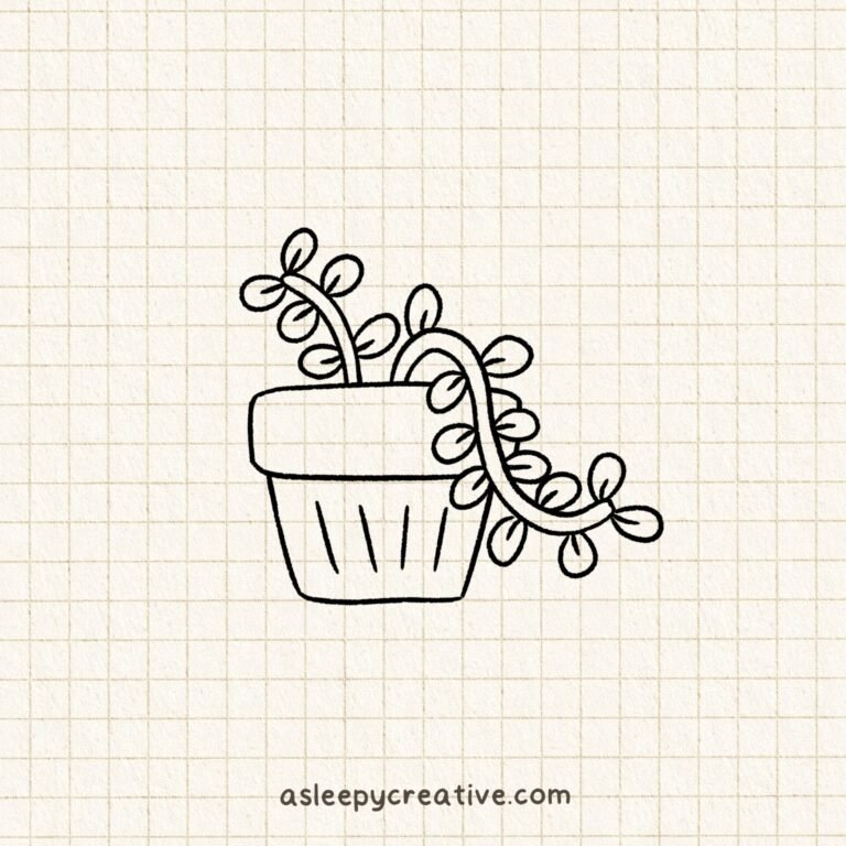 25+ Cute and Easy Plant Drawing Ideas