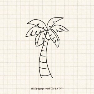 25+ Cute and Easy Tree Drawing Ideas - a sleepy creative