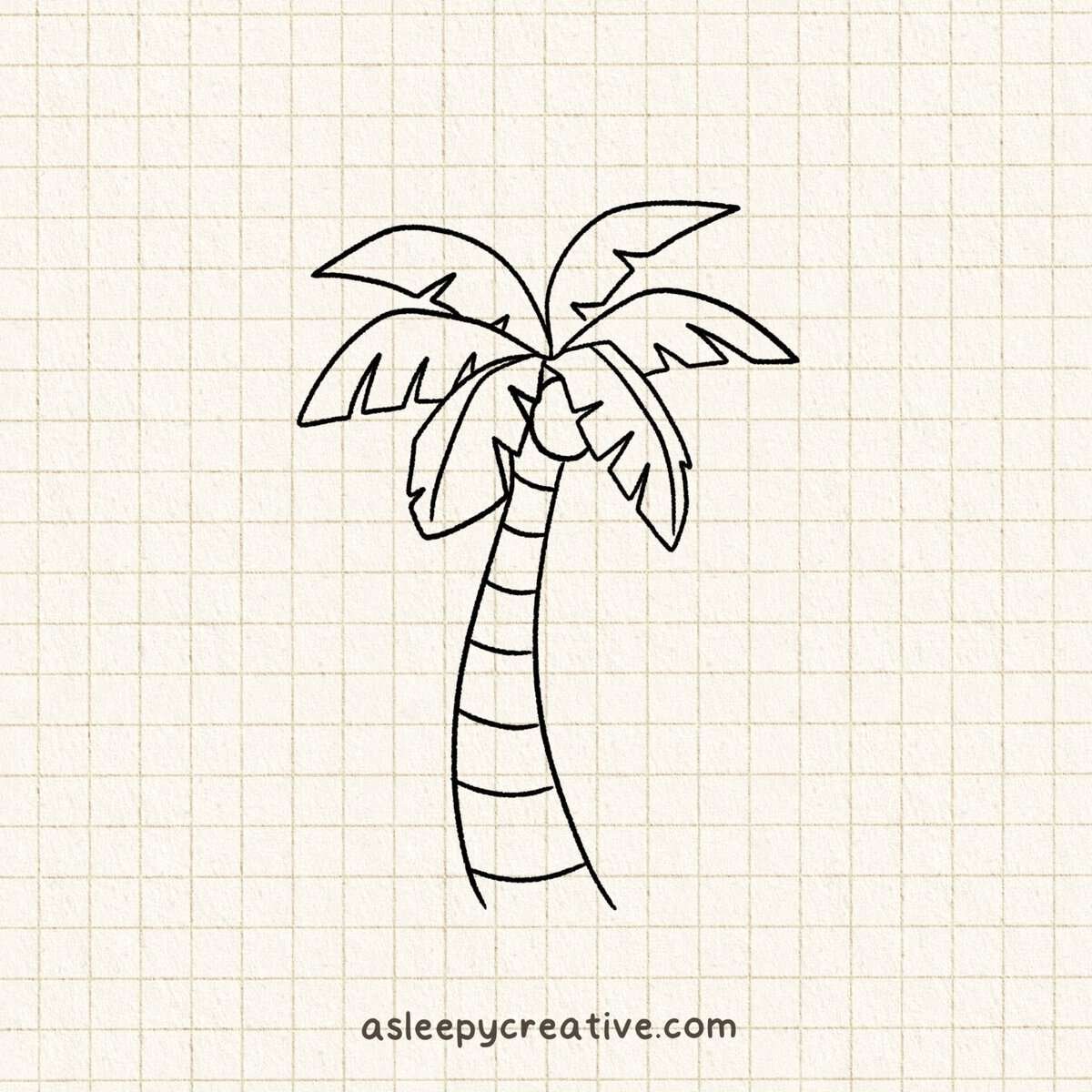 25+ Cute and Easy Tree Drawing Ideas - a sleepy creative